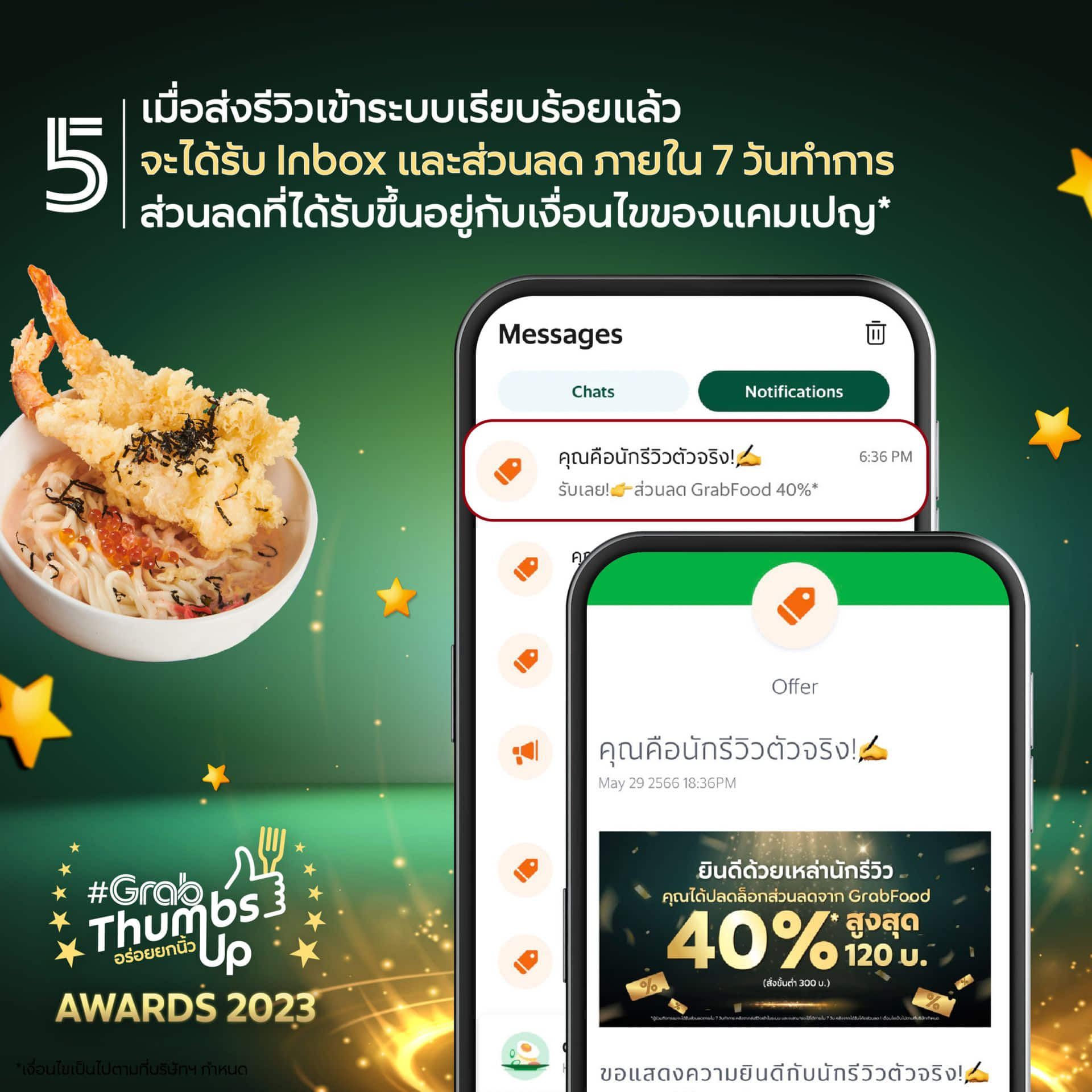 Review for Rewards ปลดล็อกสกิลรีวิว ของนักชิมตัวจริง | Grab TH