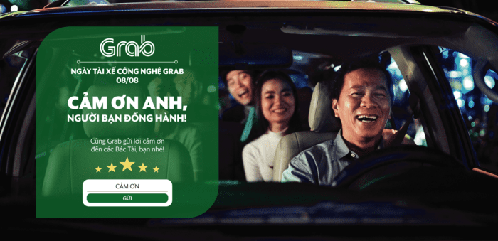 [Grab Việt Nam] Chúc mừng ngày Tài xế Công nghệ Grab 8/8 | Grab VN
