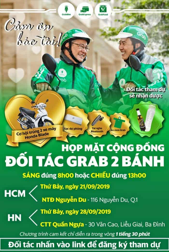 [Grab 2 bánh] Họp mặt cộng đồng Đối tác Grab 2 bánh tháng 9/2019 | Grab VN