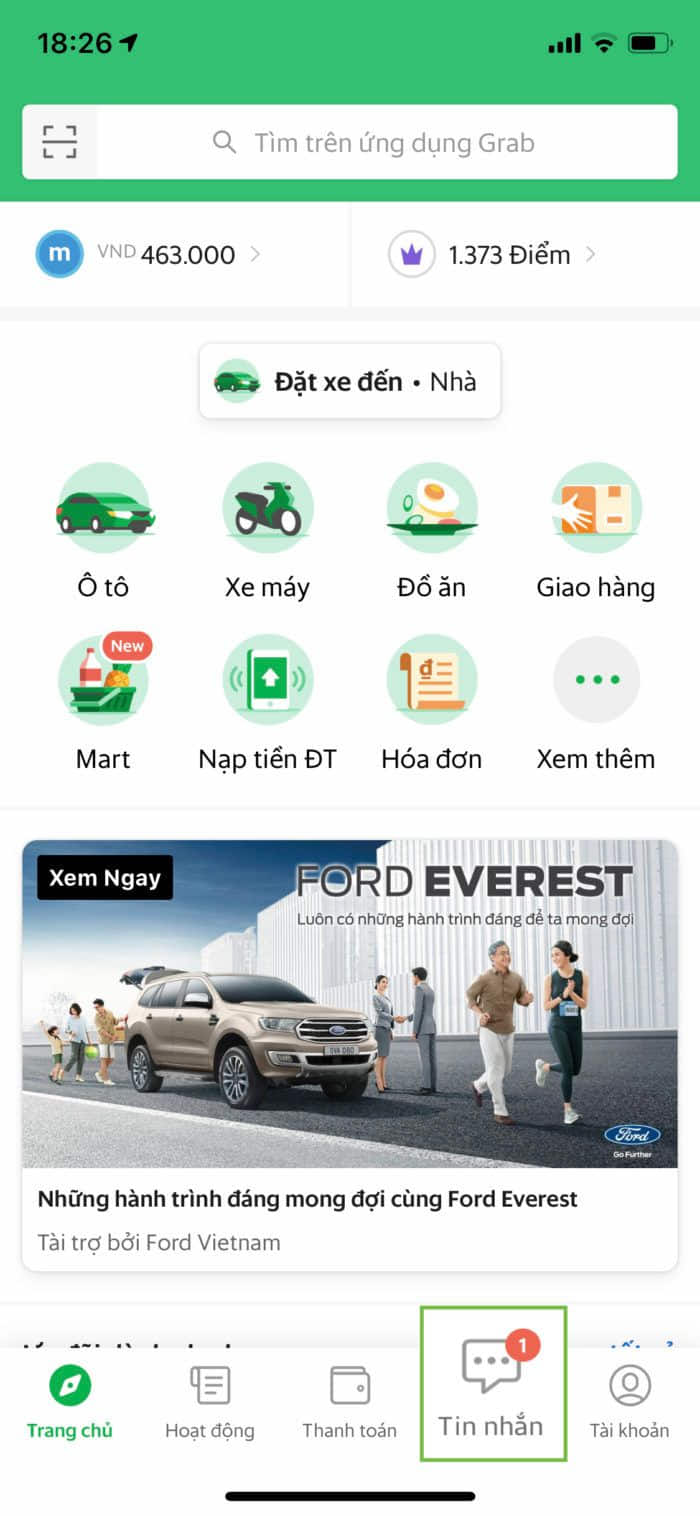 Hướng dẫn liên hệ trực tiếp với Grab qua tính năng Gọi và Trò chuyện ...
