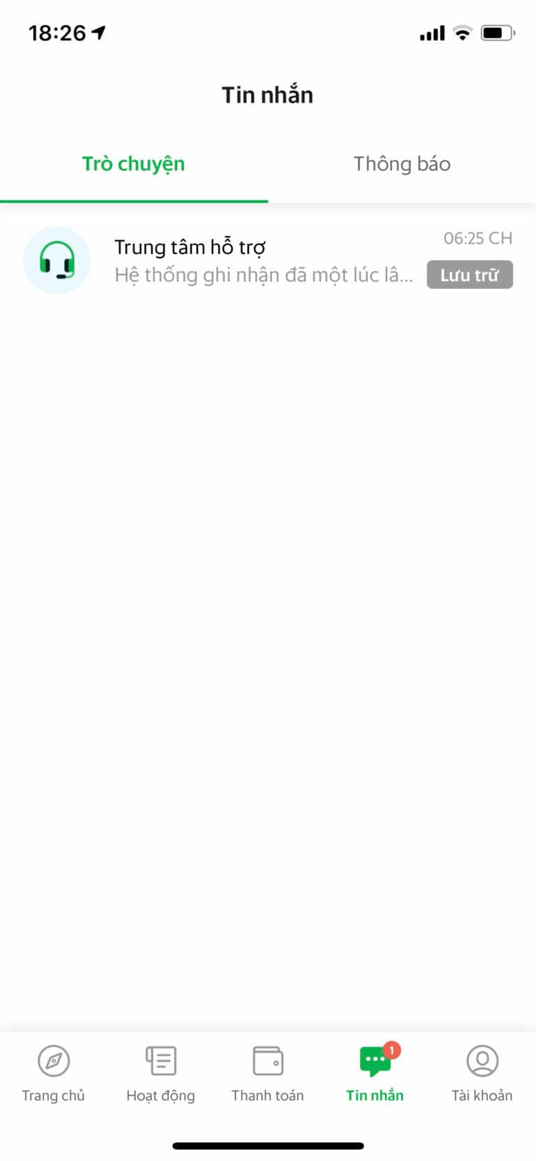 Hướng dẫn liên hệ trực tiếp với Grab qua tính năng Gọi và Trò chuyện ...