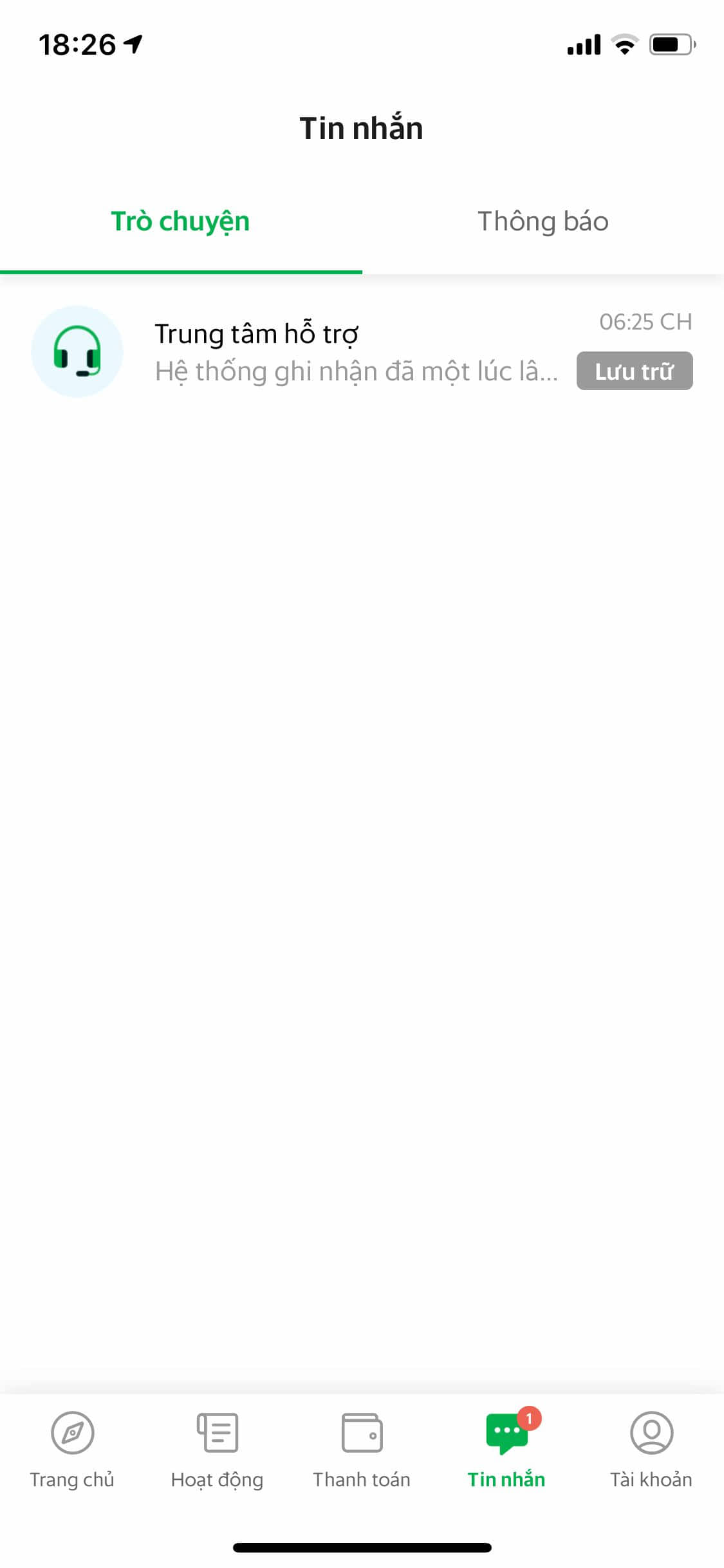 Hướng dẫn liên hệ trực tiếp với Grab qua tính năng Gọi và Trò chuyện ...