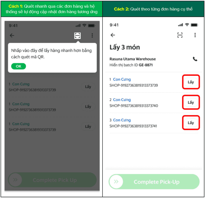 GrabExpress | Triển khai tính năng Quét mã đơn hàng từ ngày 05/04/2022 ...