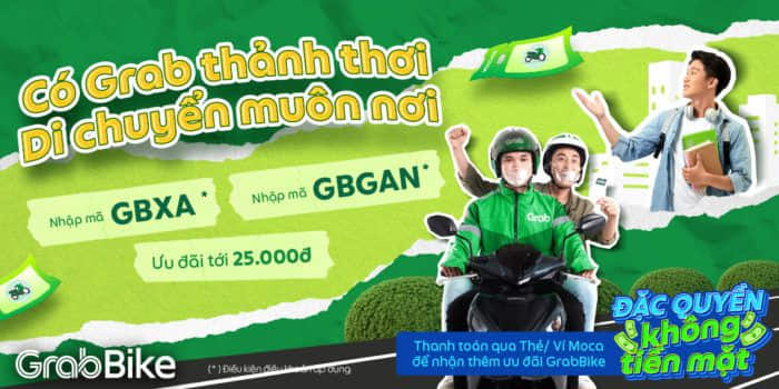 GrabBike thảnh thơi di chuyển muôn nơi | Grab VN