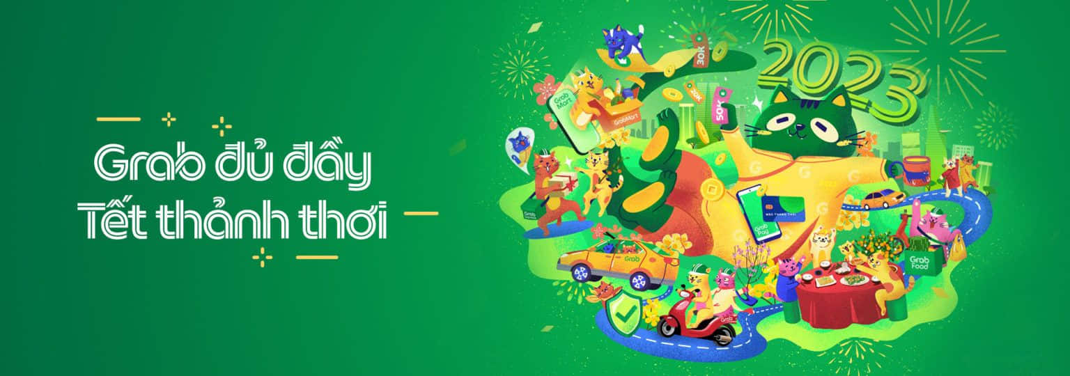 Bảng thông tin các dịch vụ trên ứng dụng Grab | Grab VN