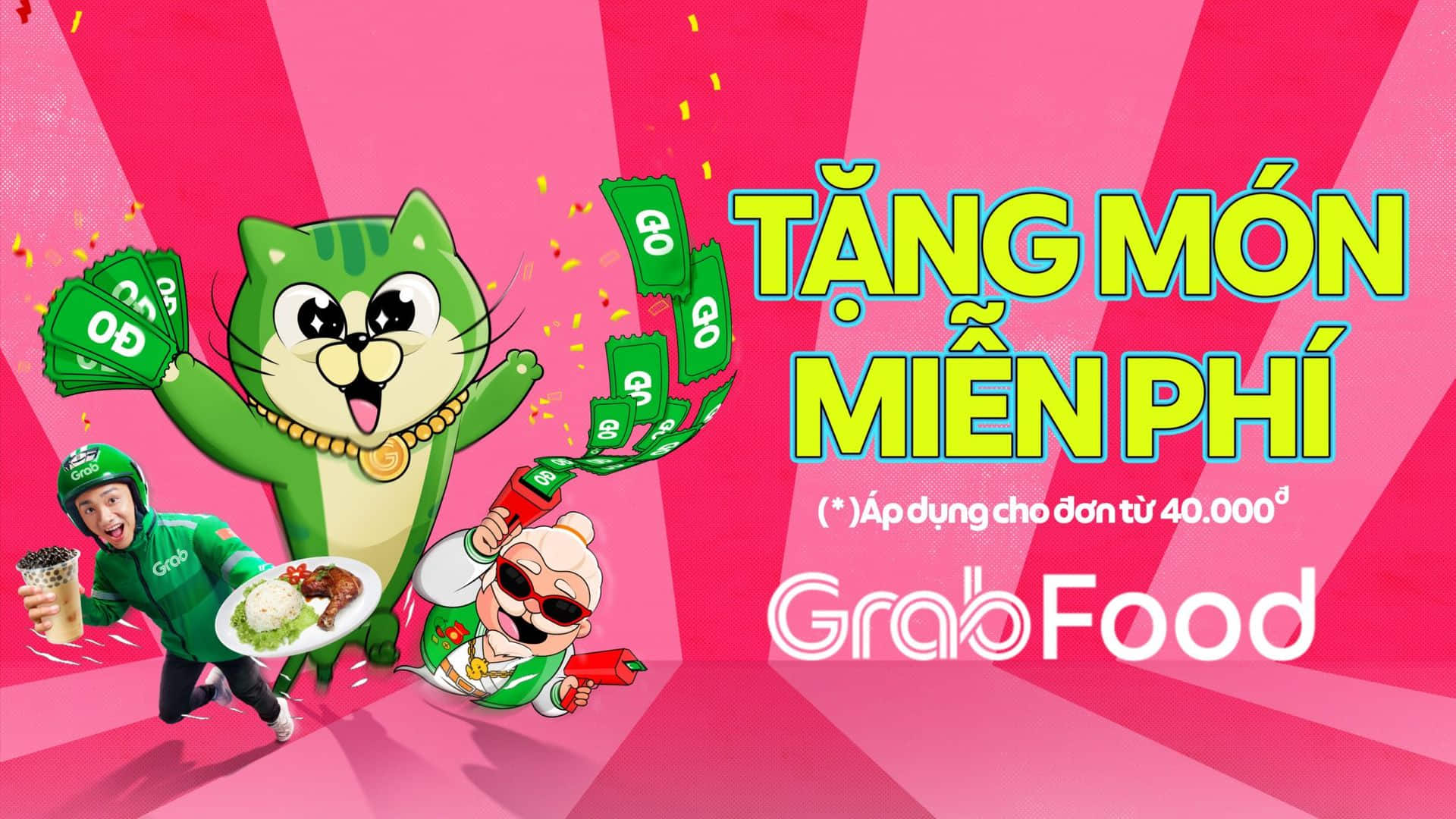 Danh sách quán diễn ra chương trình Tặng món miễn phí | Grab VN