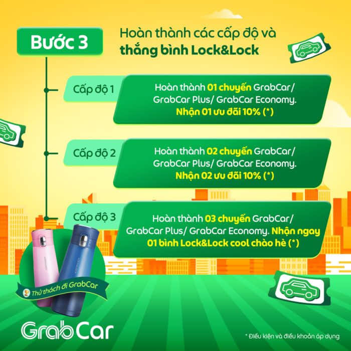 Thử thách đi GrabCar, trúng quà “cool” hạ nhiệt | Grab VN
