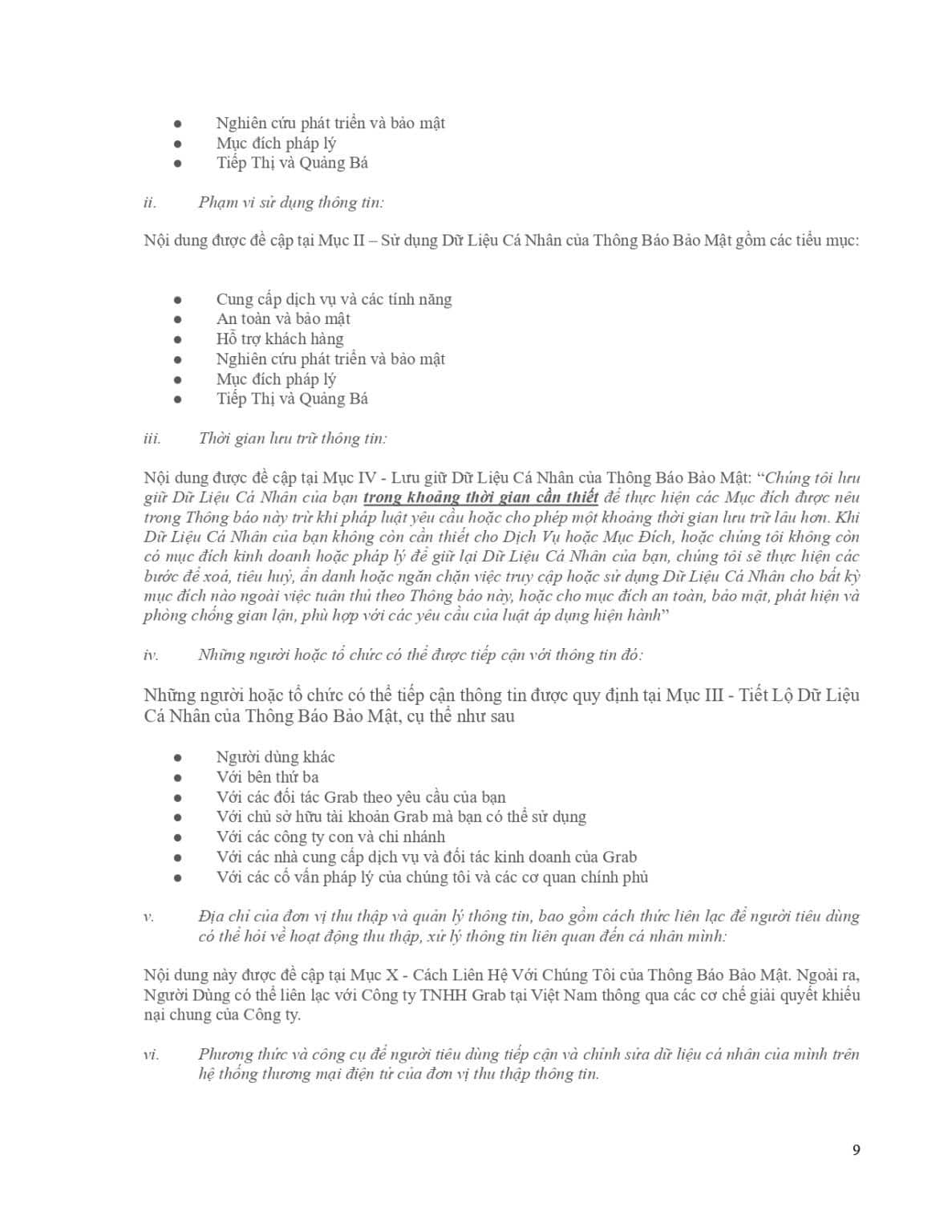 Quy chế hoạt động Ứng dụng Grab | Grab VN