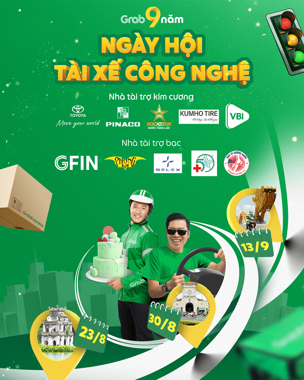 Grab | Sự kiện ngày hội tài xế Công nghệ: “Cảm ơn Bác tài, người bạn ...