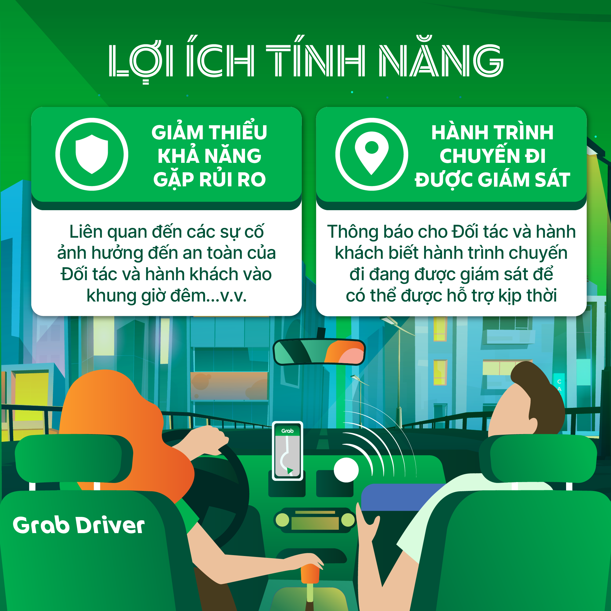 GrabCar | Triển khai thử nghiệm tính năng “Phát thanh tăng cường an ...