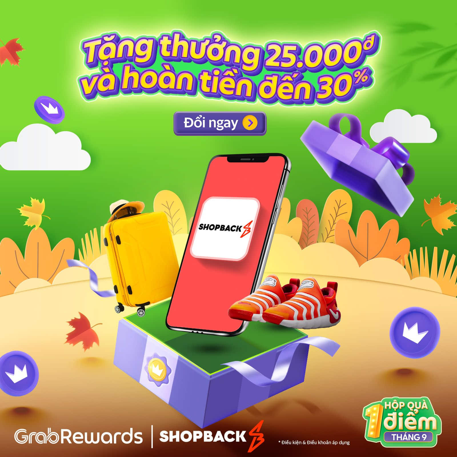 [GrabRewards] Hộp quà 1 điểm tháng 9 | Grab VN