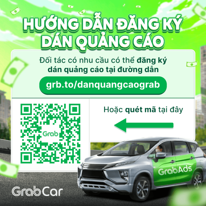 GrabAds | Tham gia dán quảng cáo - Gia tăng thu nhập đến 1.000.000đ mỗi ...