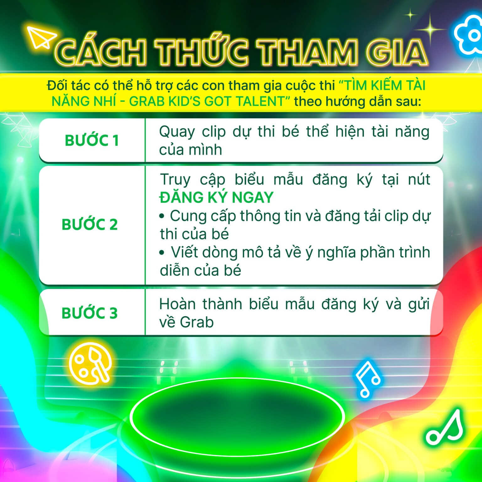 Grab || Cuộc thi “TÌM KIẾM TÀI NĂNG NHÍ - GRAB KID’S GOT TALENT” | Grab VN