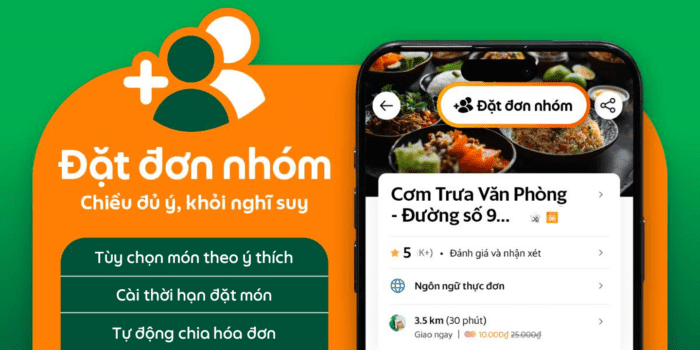 Giới thiệu tính năng Đặt đơn nhóm (Group order) của GrabFood | Grab VN