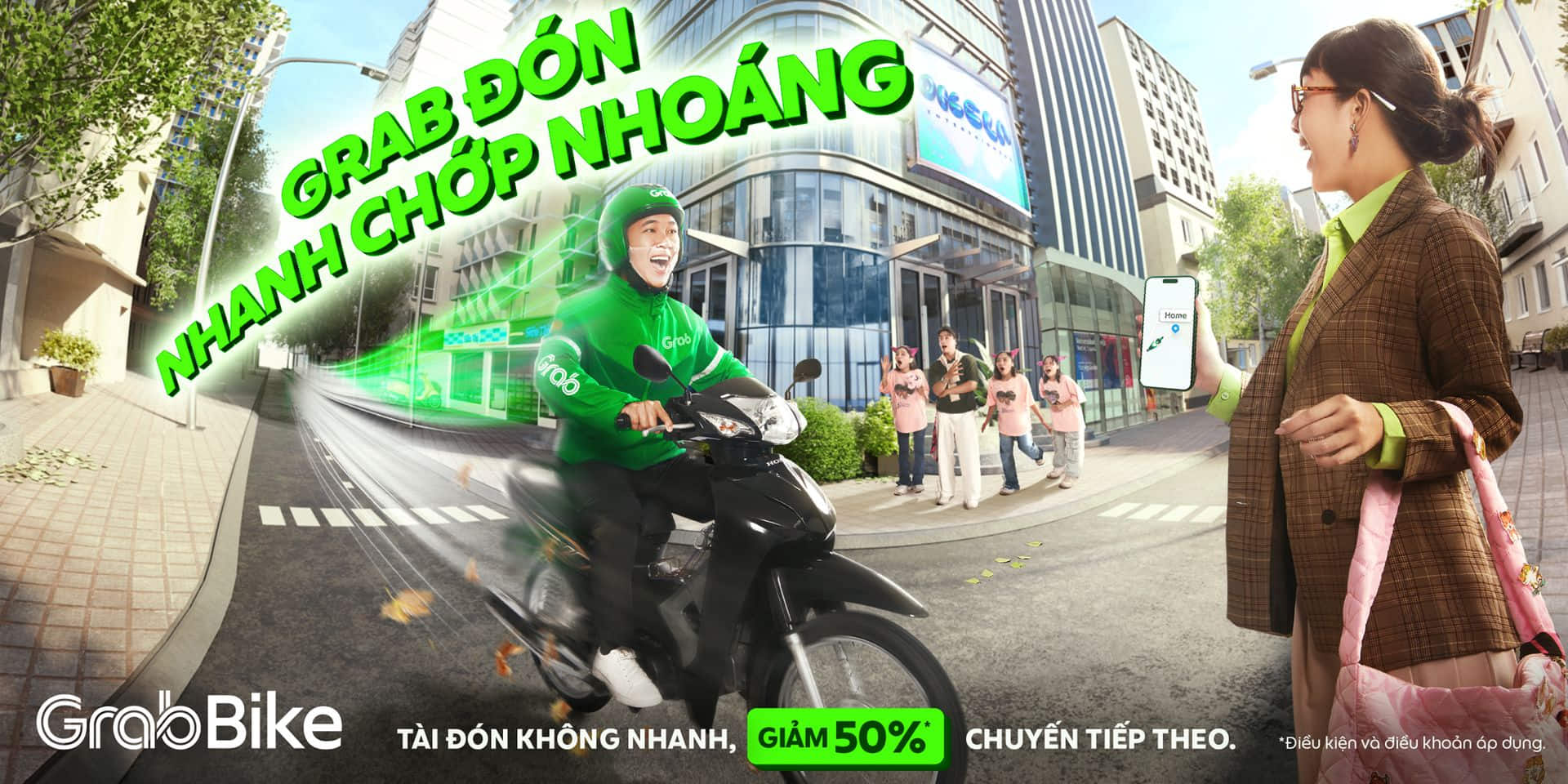 GRAB ĐÓN NHANH CHỚP NHOÁNG! Nếu tài đón không nhanh, giảm 50% chuyến ...