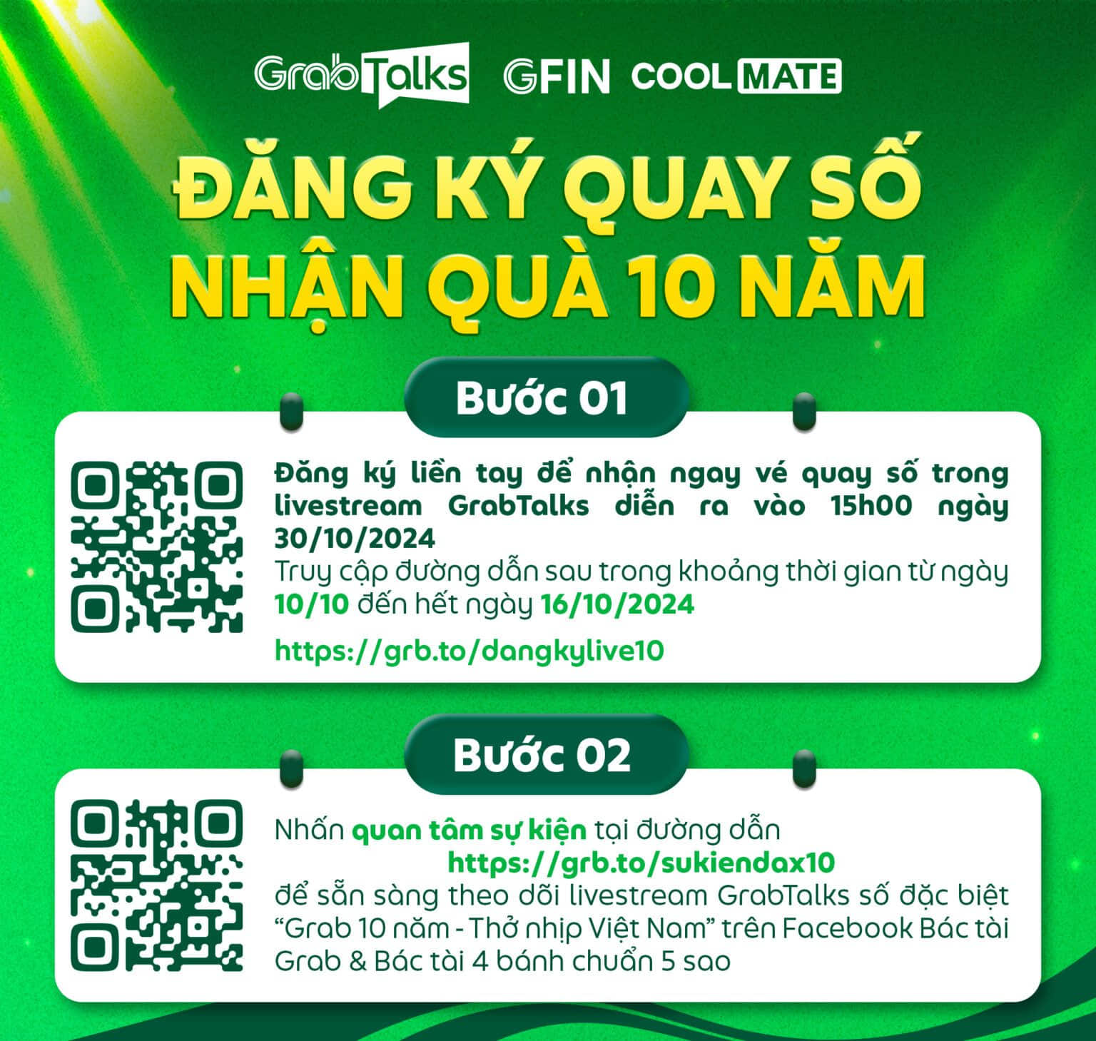 GrabTalks số phát sóng đặc biệt | Grab 10 năm: Thở nhịp Việt Nam | Grab VN