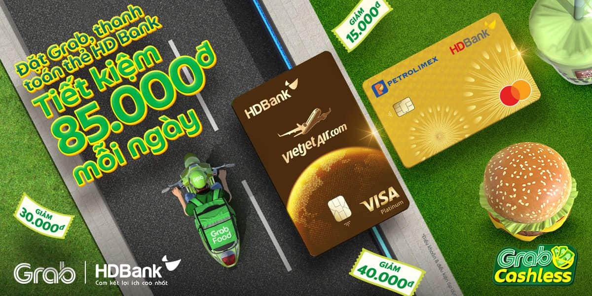 Ưu đãi ngân hàng HDBank | Grab VN