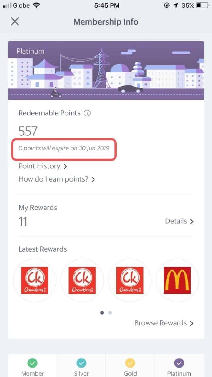 How to Check Expiring GrabRewards Points | Grab PH
