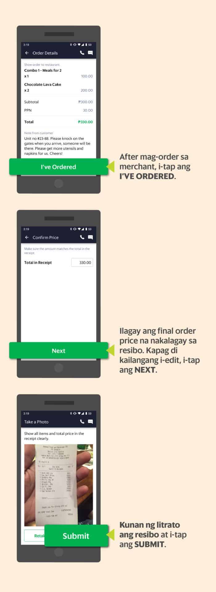 GrabFood: Edit Order Items | Grab PH