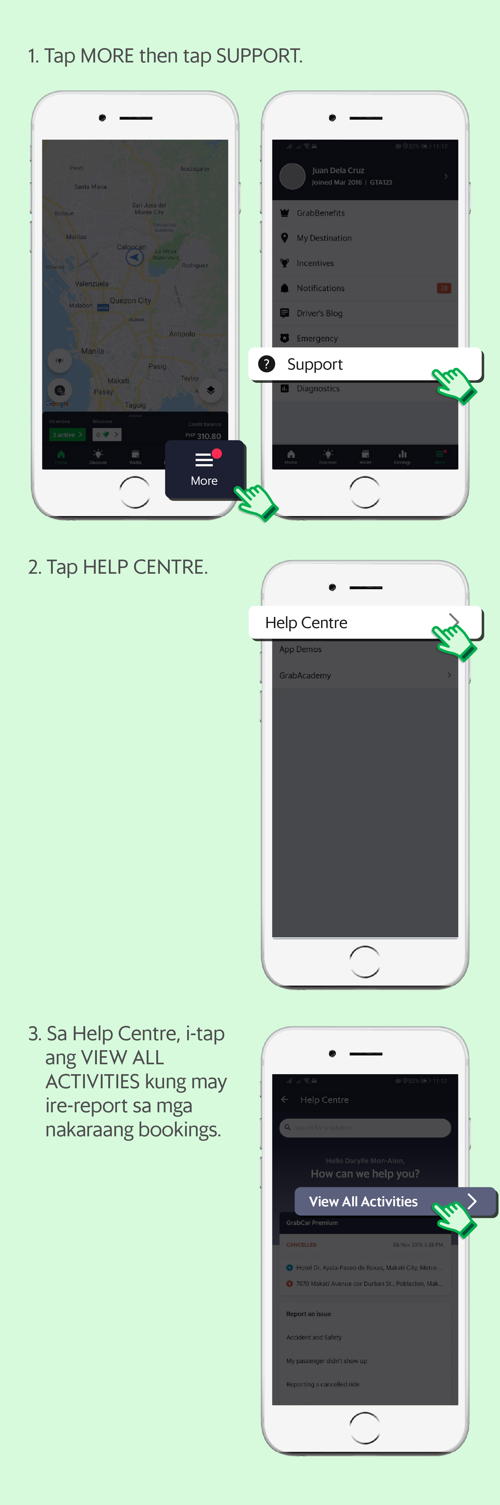 New & Improved Driver Support | Grab PH