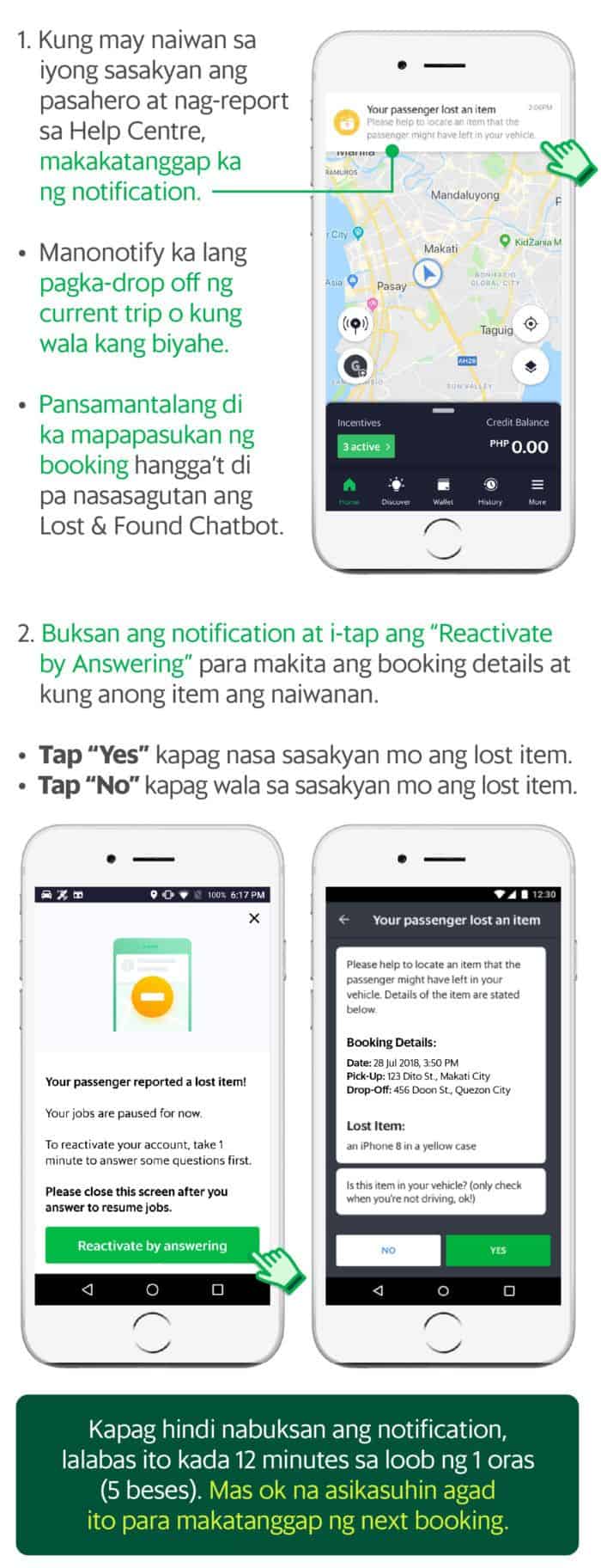 Lost & Found Automation ChatBot | Grab PH