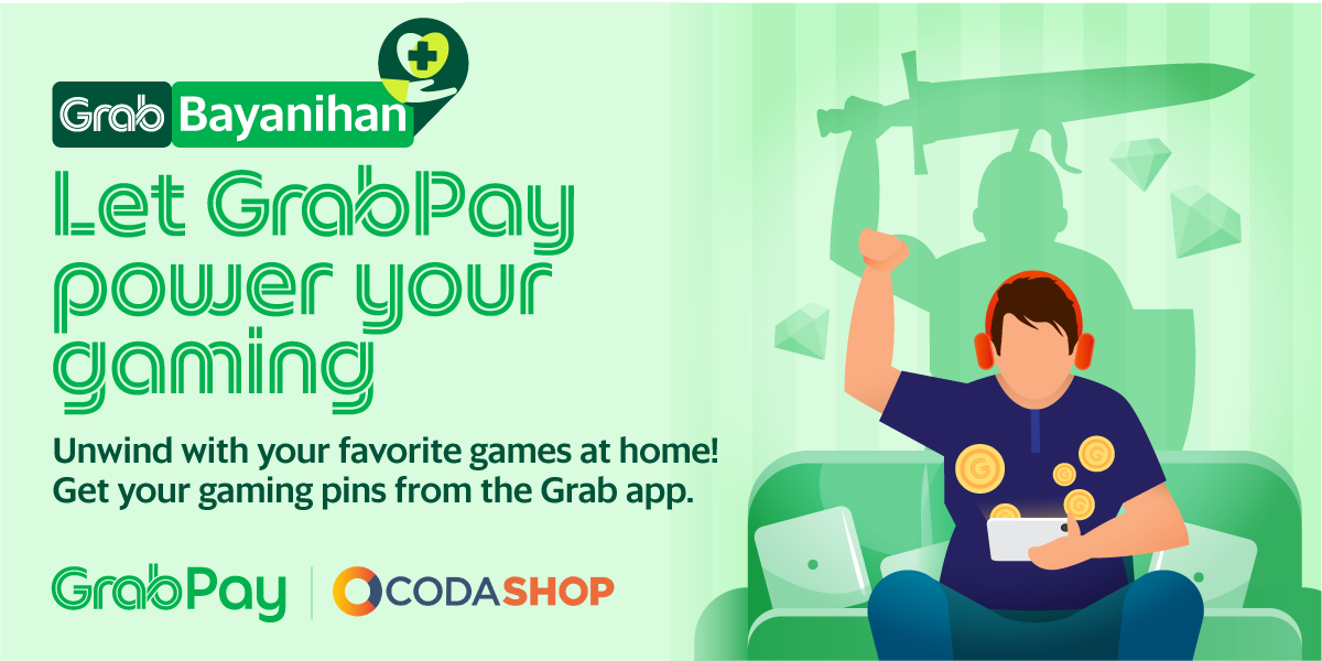 Gaming pins are now available on the Grab app! | Grab PH