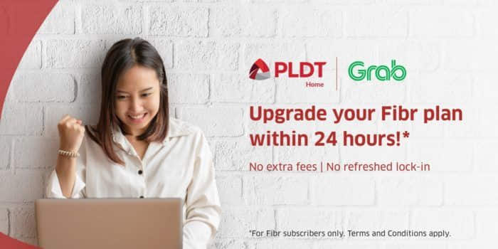 Upgrade your PLDT Fibr Plan today! | Grab PH