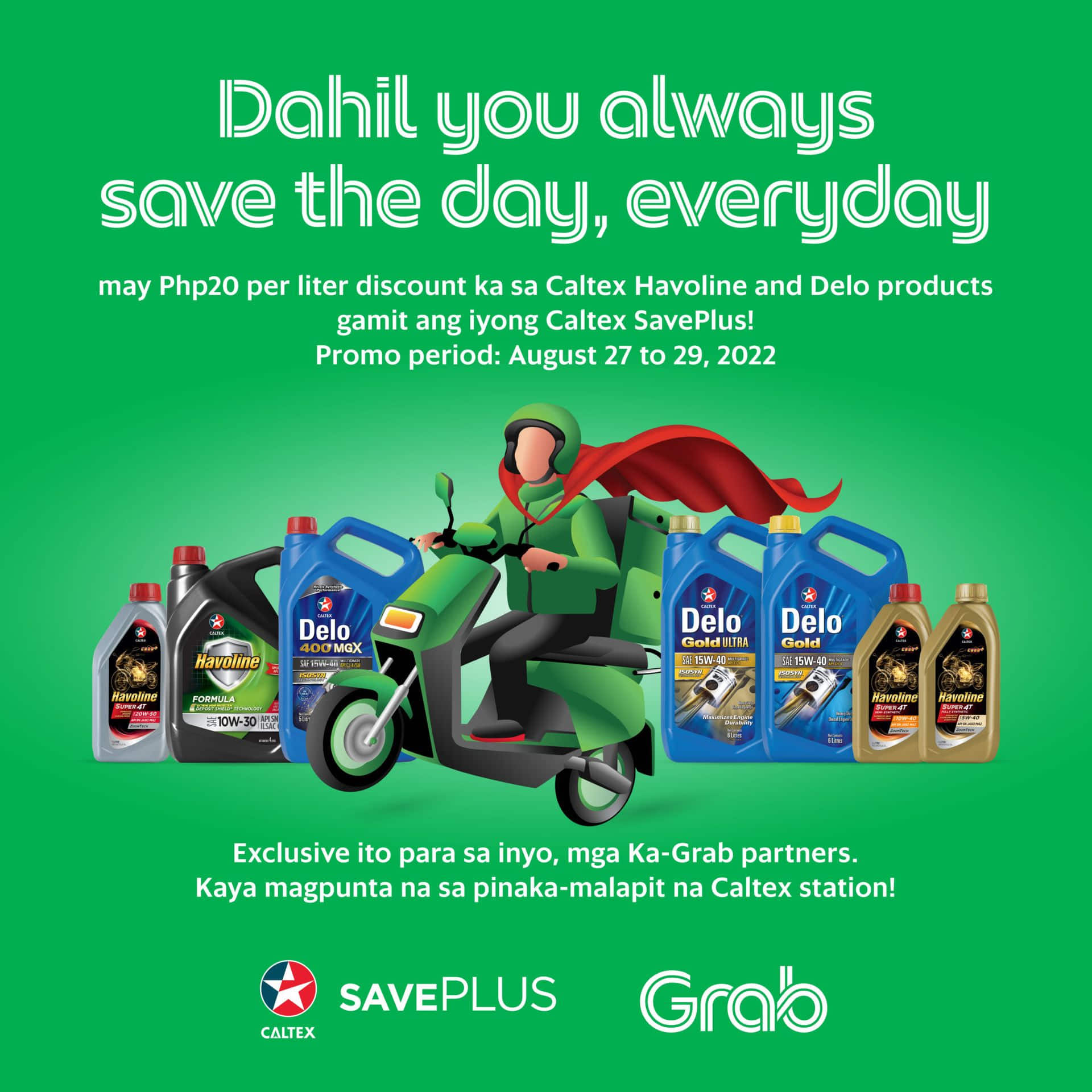 Caltex Discounts – Fuel at Lubricants | Grab PH