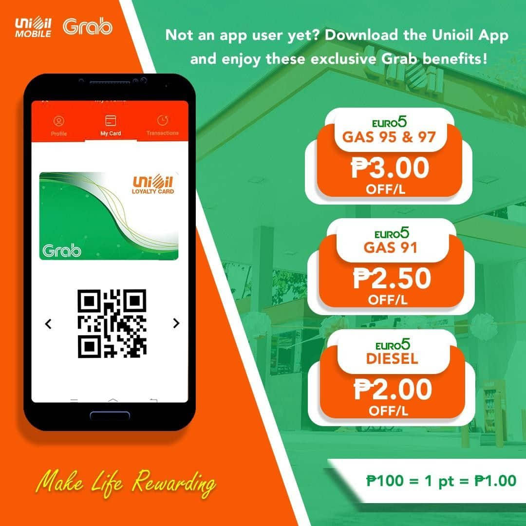 Unioil Fuel Discounts | Grab PH