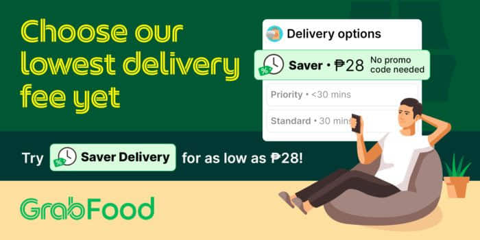Saver Delivery just went live on GrabFood! | Grab PH