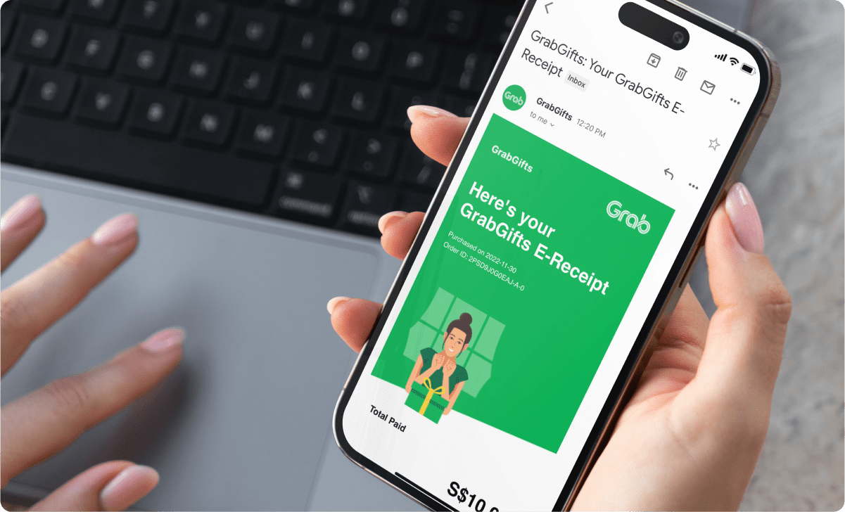 Flexible Grab digital gift vouchers for any corporate occasion | Grab PH