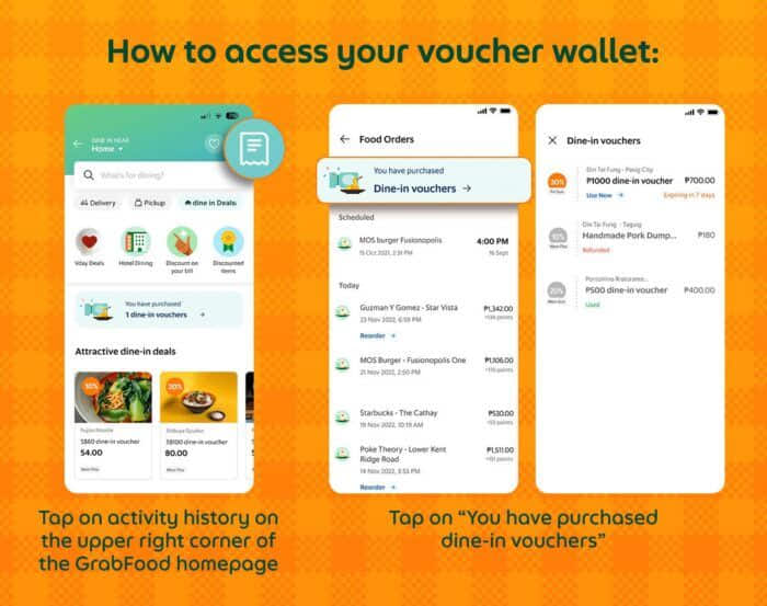 GrabFood Dine Out Deals | Grab PH