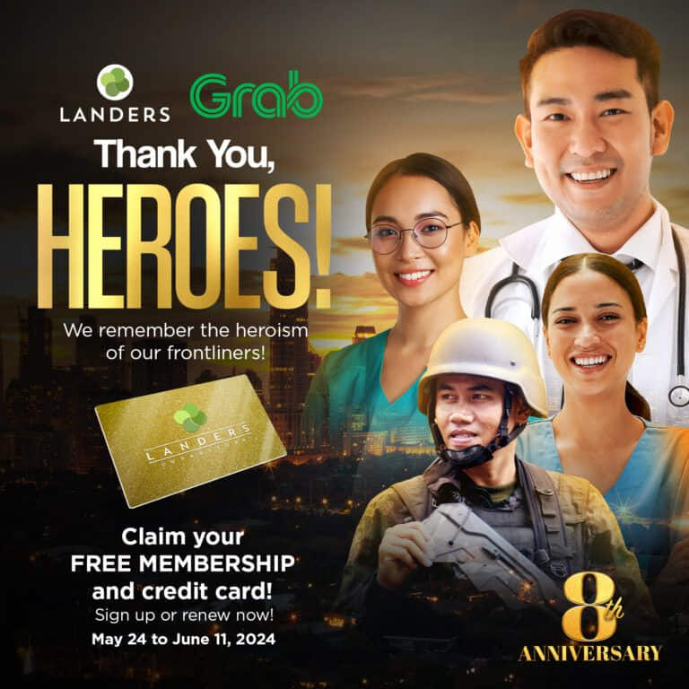 Landers Free Membership | Grab PH