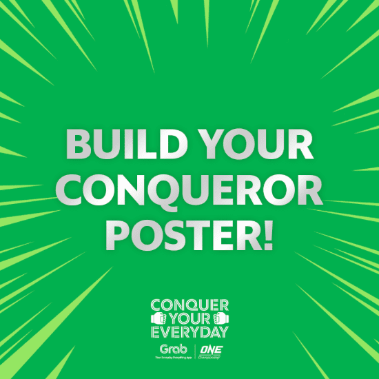 Build Your Conqueror Poster | Grab PH