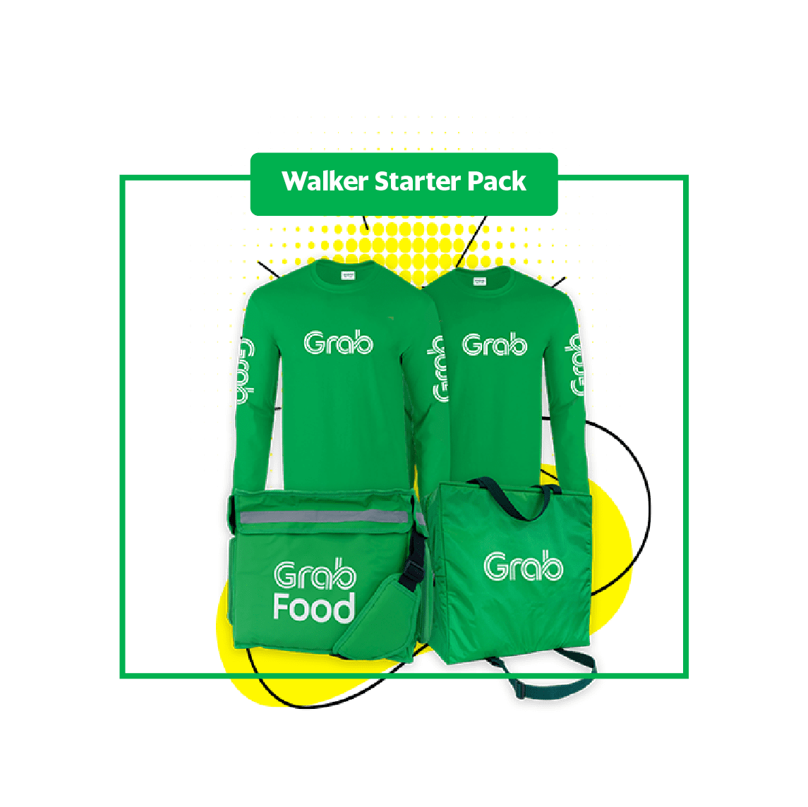 GrabFood Delivery-Partner Gear | Grab SG