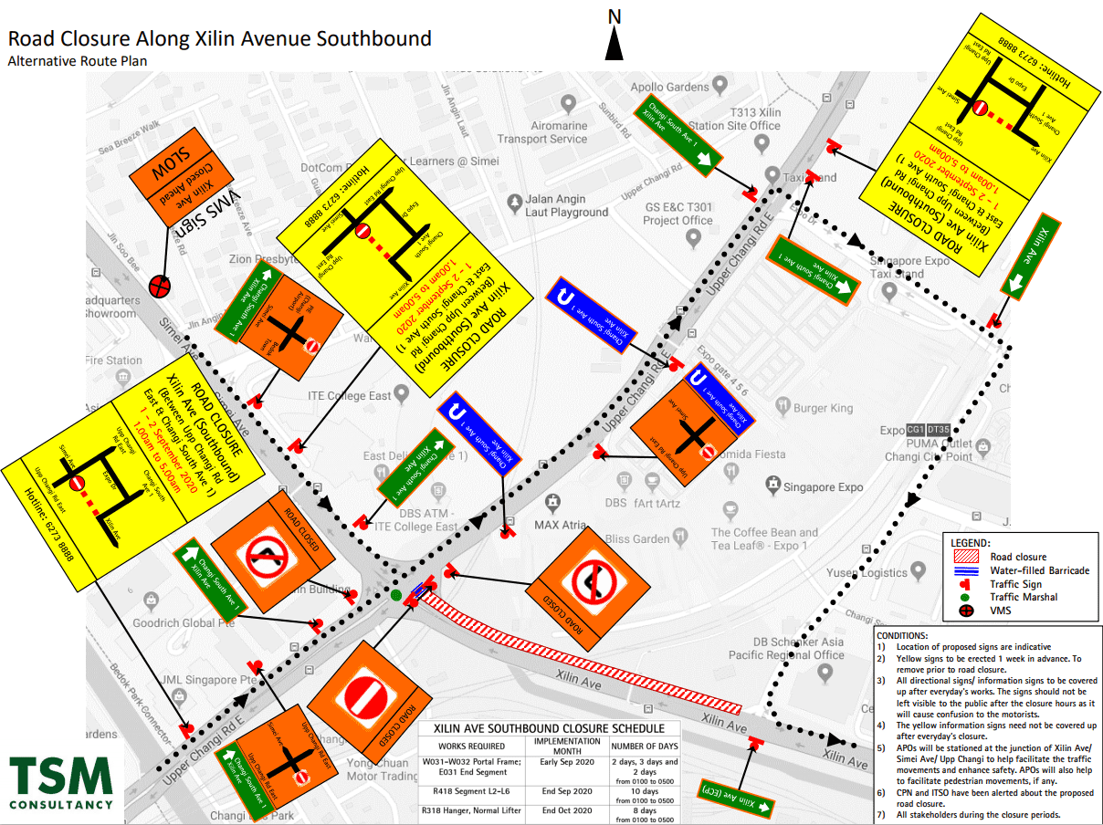 Temporary Road Closures | Grab SG