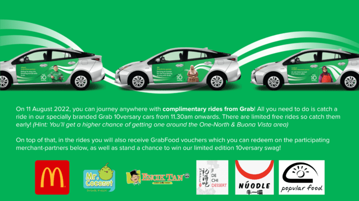 Celebrate Grab’s 10versary with us! | Grab SG