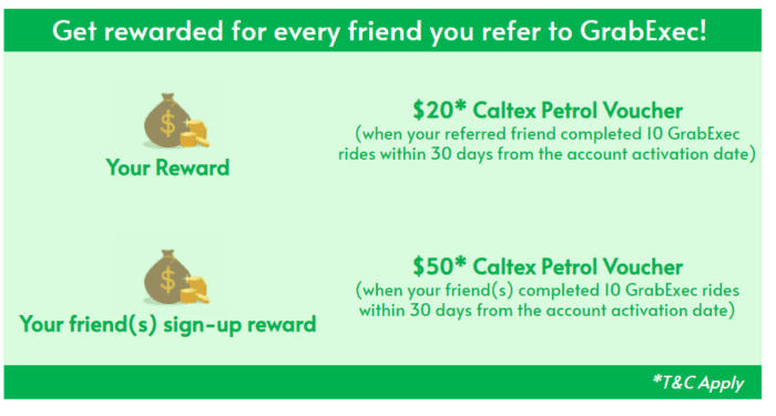 GrabExec Driver Referral Programme | Grab SG