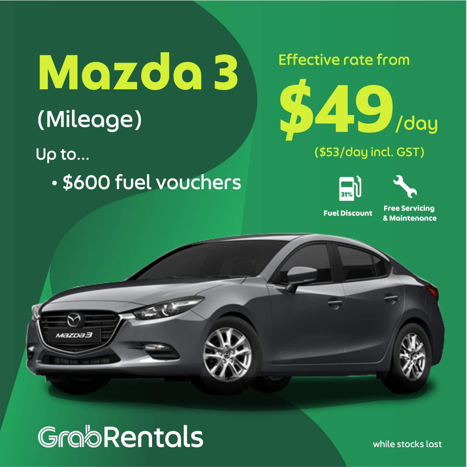 GrabRentals - Promotion for New Hirer-Partners | Grab SG