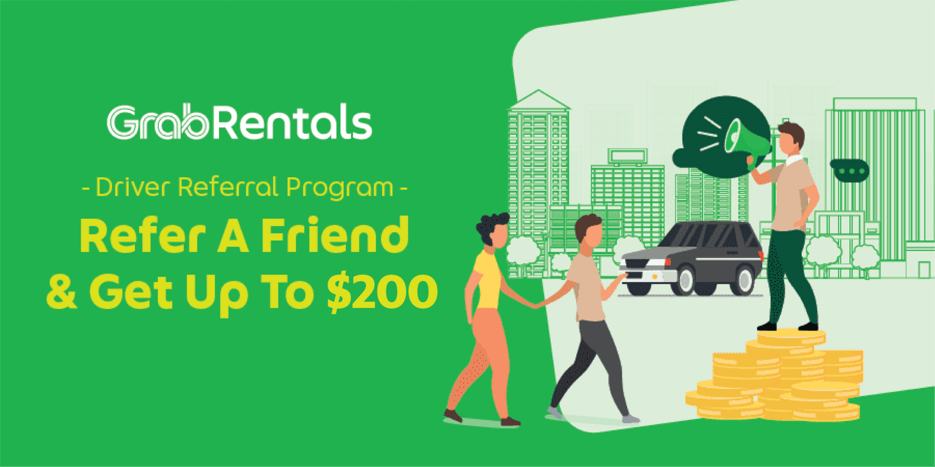 GrabRentals - Driver Referral Programme | Grab SG