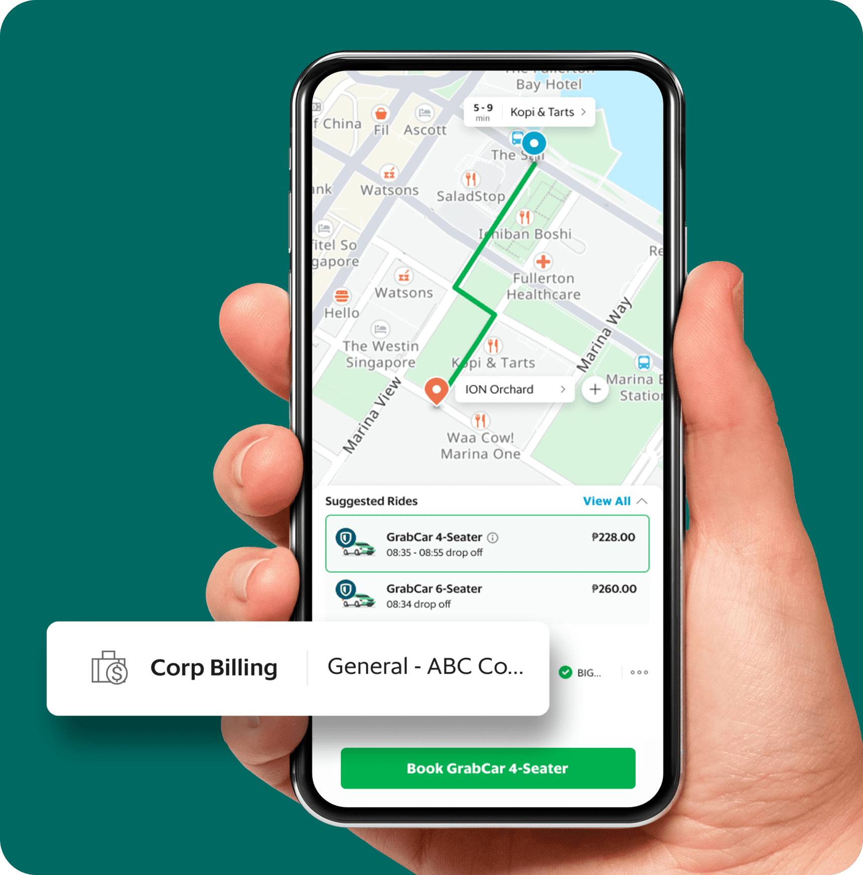 Online business tool to manage staff Grab ride and meal expenses | Grab SG