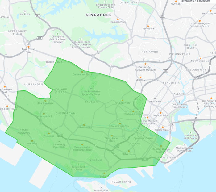 Shift Zones (Effective 20 Feb 2023) | Grab SG