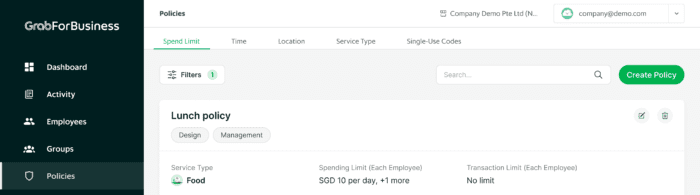 Introducing: Flexible Spend Limits | Grab SG