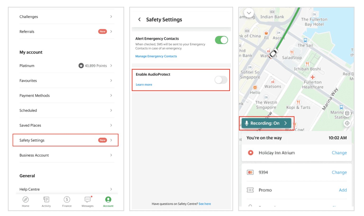 Grab adds AudioProtect to its suite of safety features | Grab SG