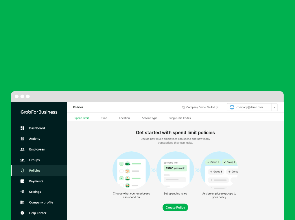 Introducing: Flexible Spend Limits Grab For Business | Grab SG