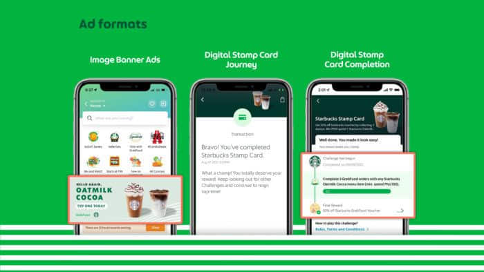 GrabAds reinvents Starbucks stamp cards into a digital sales tool