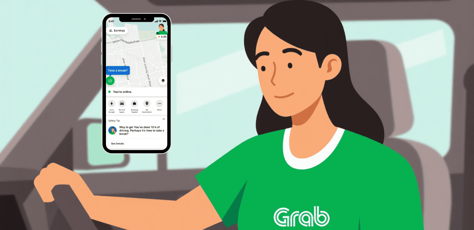 How Grab’s driver app helps you avoid fatigue and stay alert