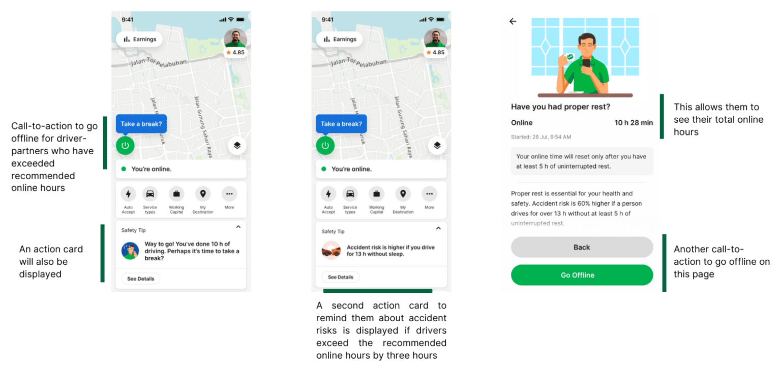How Grab’s driver app helps you avoid fatigue and stay alert