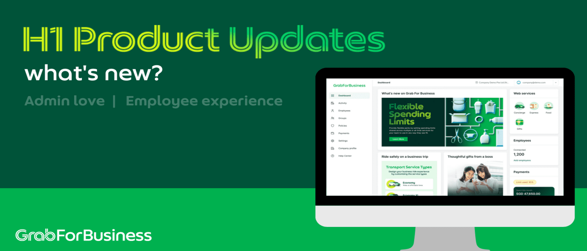 Product Roundup Grab For Business | Grab SG