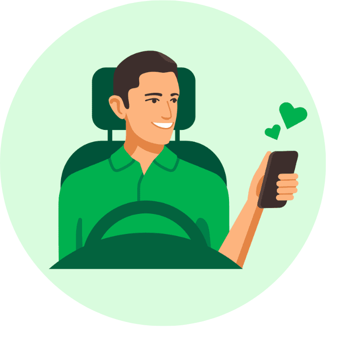 Relief matching on the Grab Driver app | Grab SG